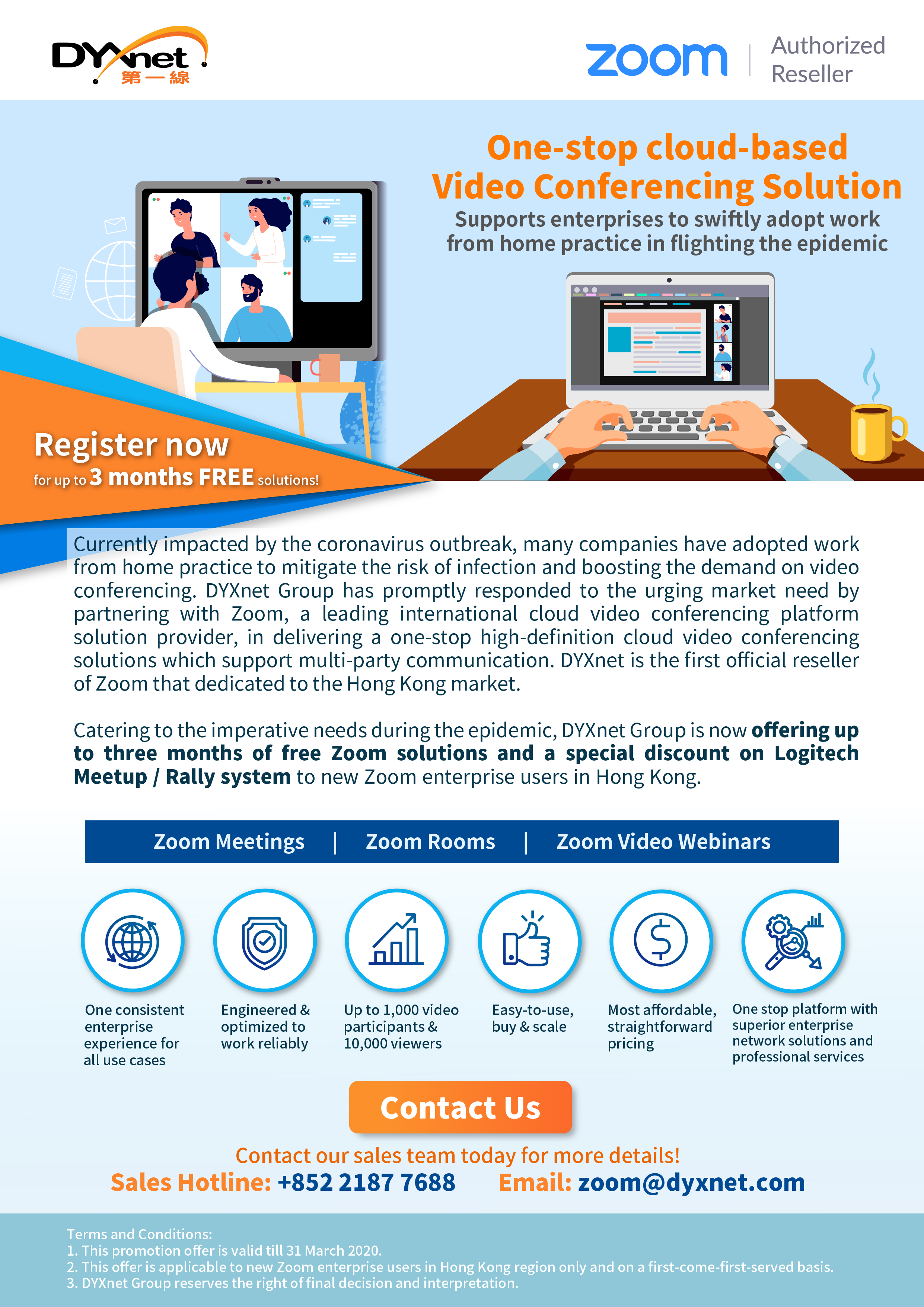 Zoom One-stop cloud-based Video Conferencing Solution